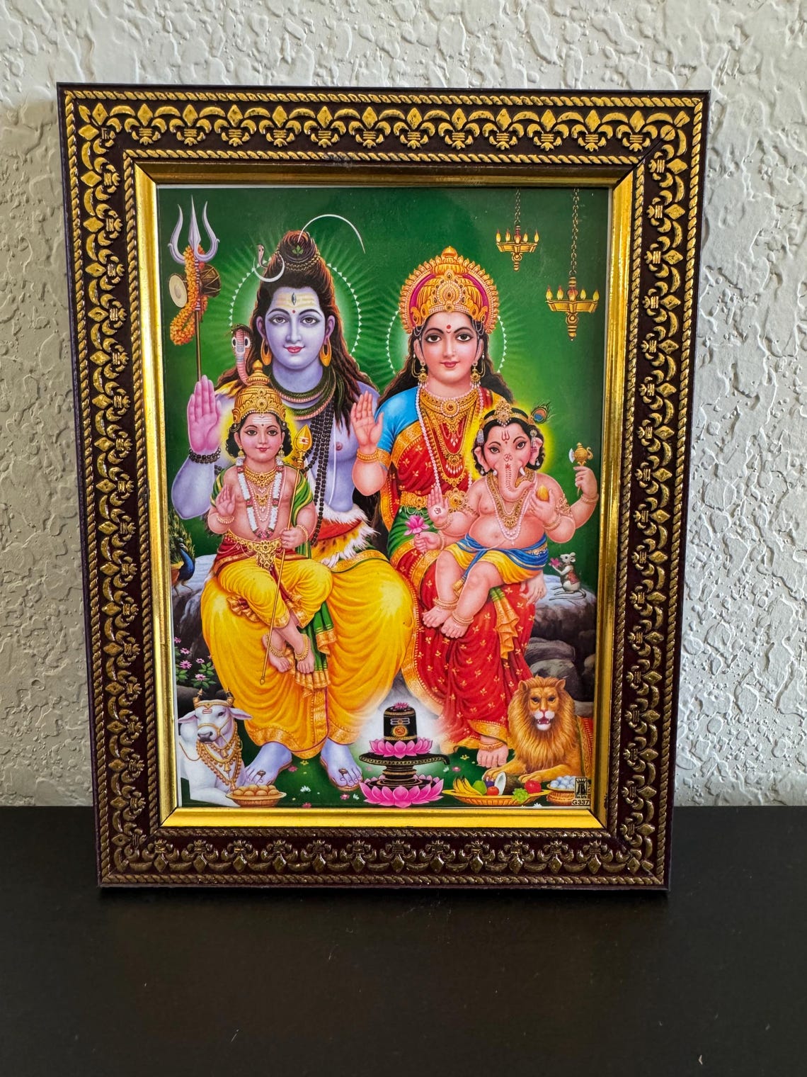 Pooja Room (8x6 Inch) God Photo Frames/ Hindu God & Goddess / Divine ...