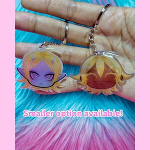 Custom Chibi OC Keychain W/ Accessory *COMMISSION* - Etsy