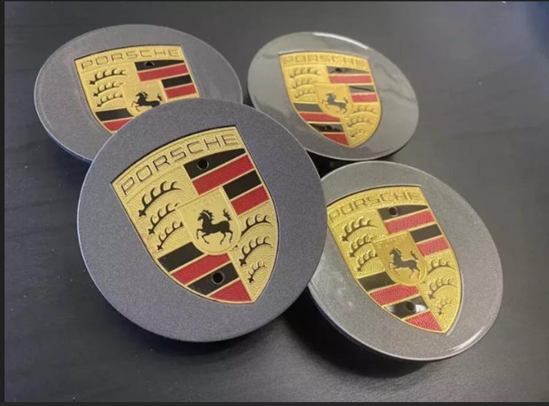 Pack of 4 Hub Porsche Wheel Centre Caps - Etsy
