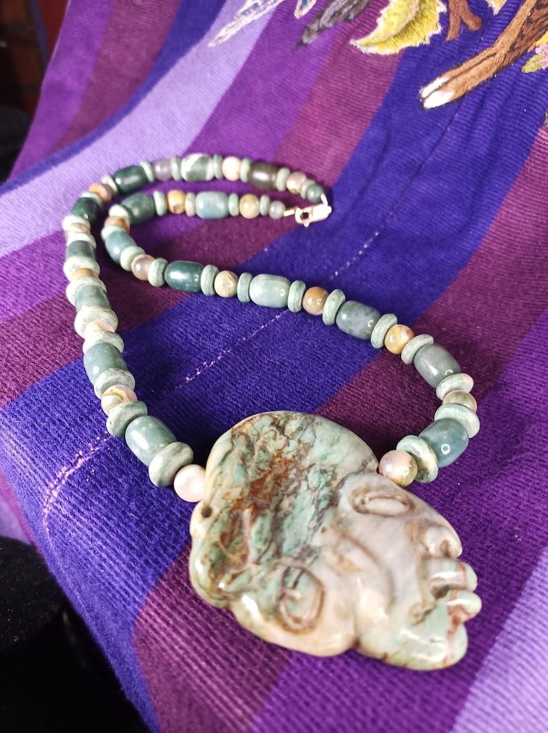Mayan Jade Ceremonial Pectoral " El Moco" ” | Sacred Adornment ...