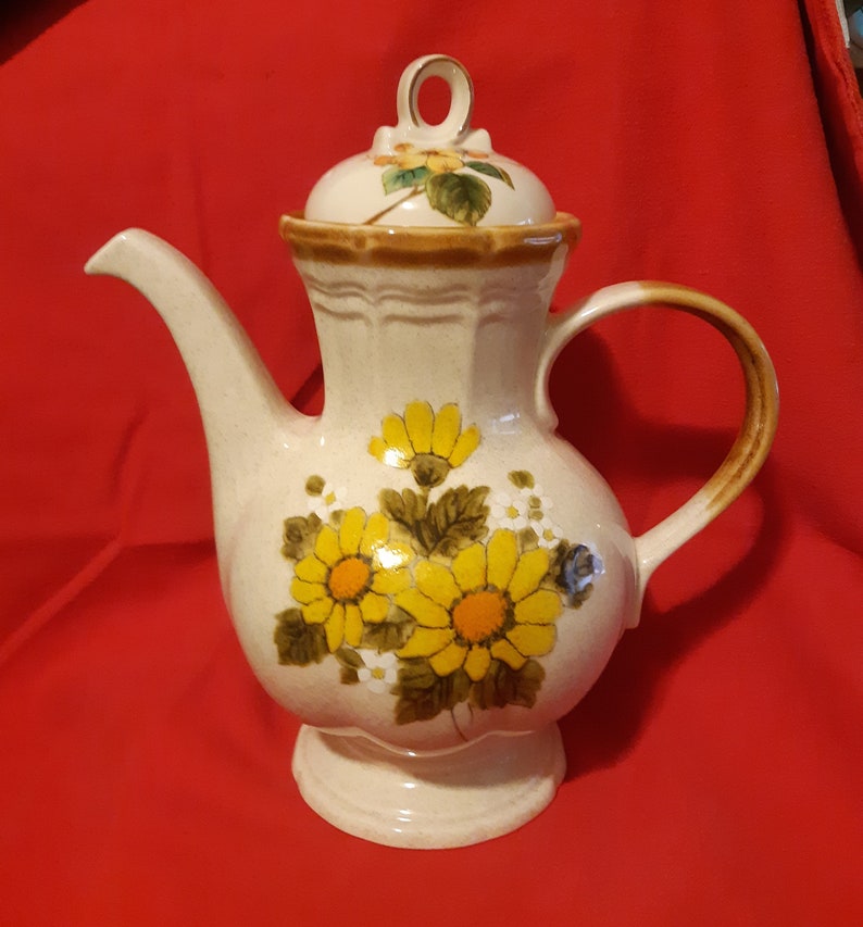 Large Mikasa Floral Design Tea or Coffee Pot Made in Japan. - Etsy