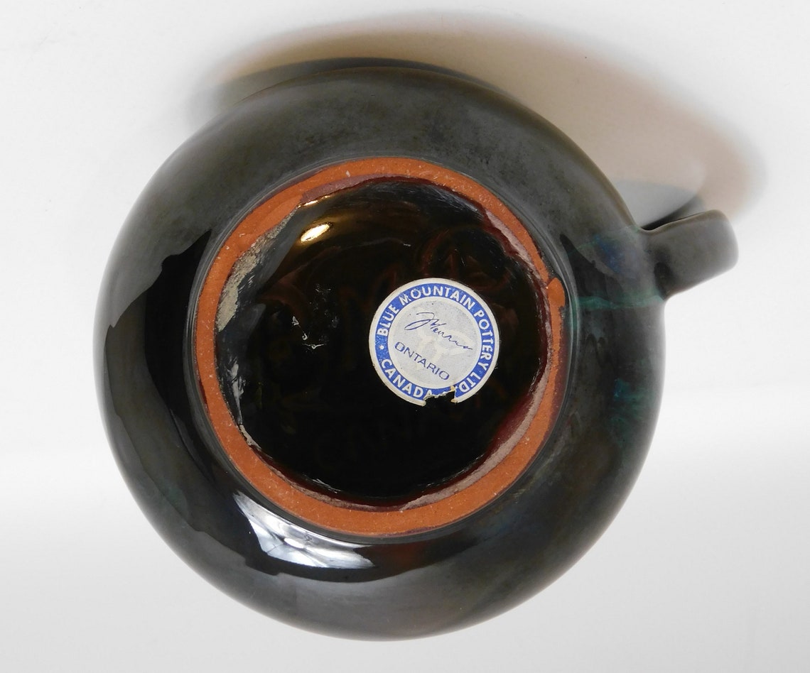 Vintage BMP Blue Mountain Pottery Milk or Cream Pitcher | Etsy