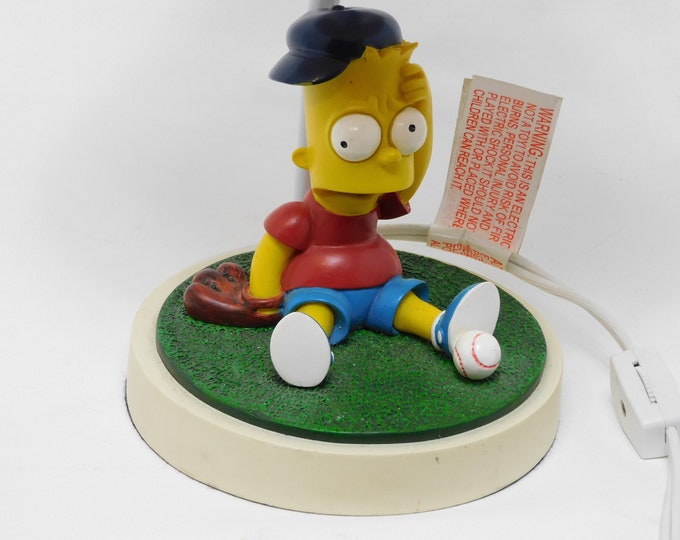 Vintage Bart Simpson the Simpson's Accent Table Lamp 20th Century Fox ...