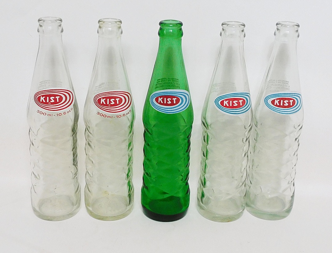 Vintage Kist 300ml 10.6 Oz Fl Bottles-set of 5 - Etsy