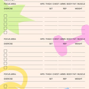 Ultimate Gym Planner L Fitness Workout Log L Exercise Tracker L ...