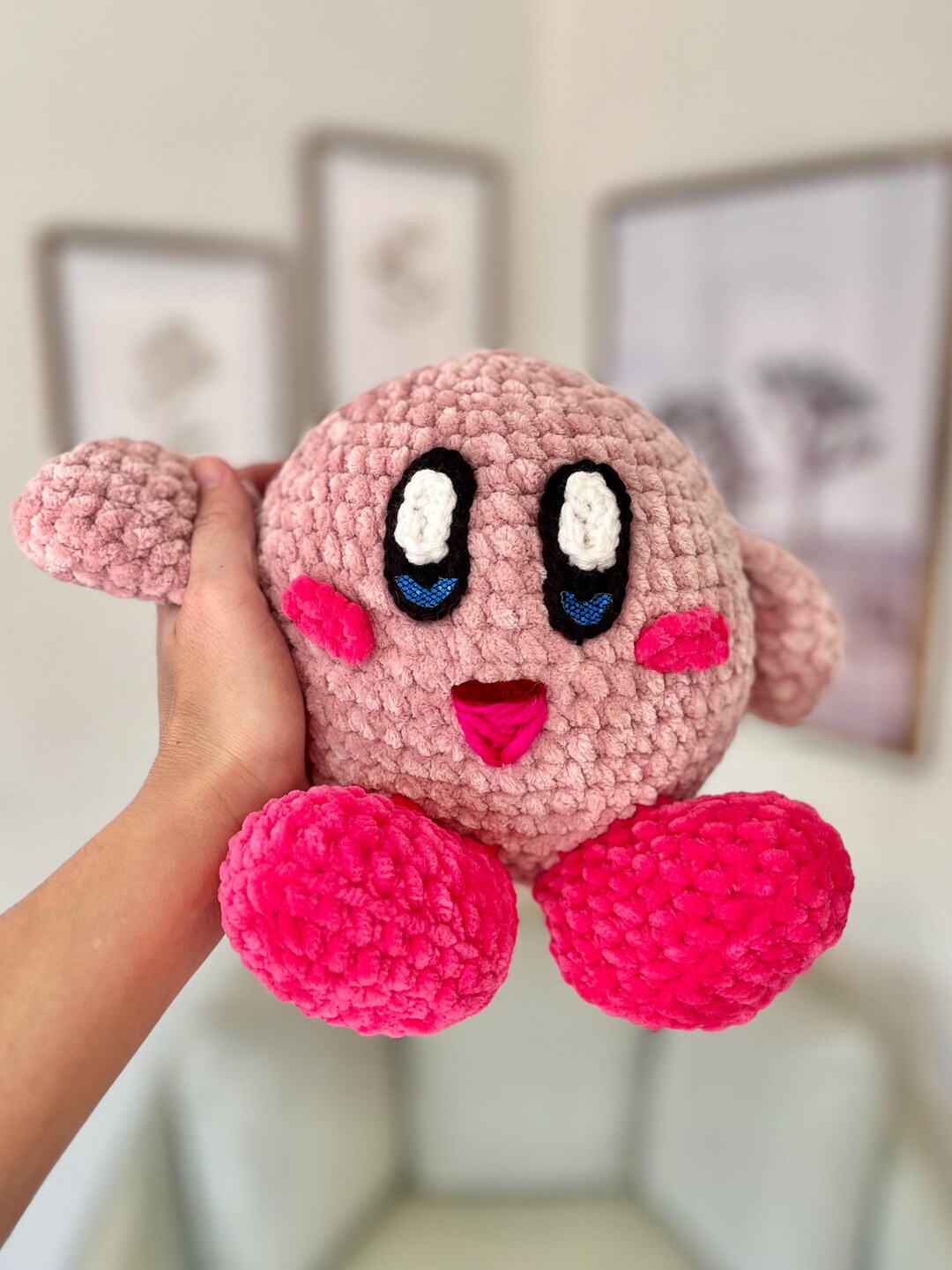 Pink Puff Crochet Character - Crochet Pattern - Etsy