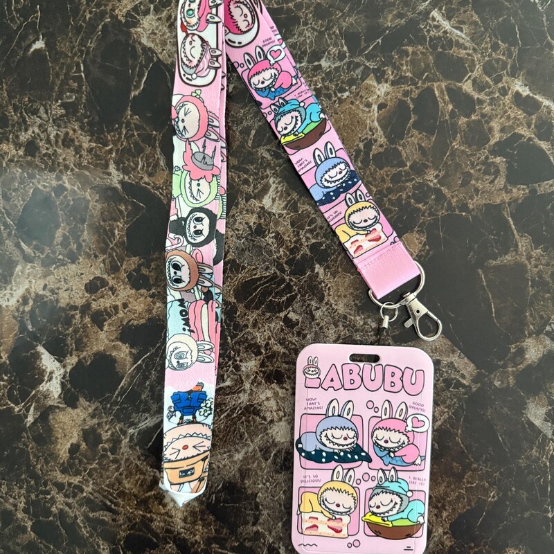 Labubu Id Badge Holders - Etsy