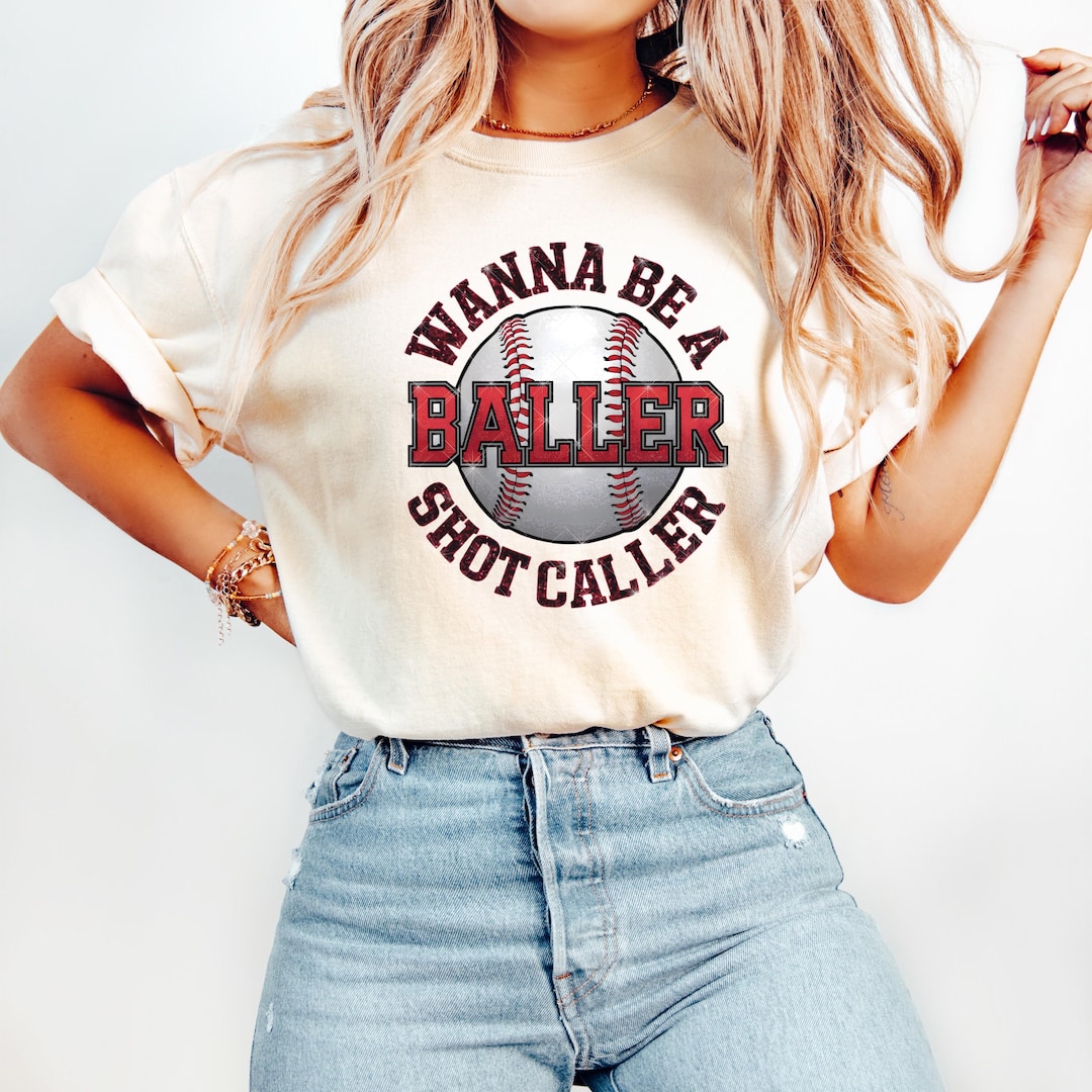 Wanna Be a Baller Shot Caller PNG, Baseball Vintage Retro PNG ...