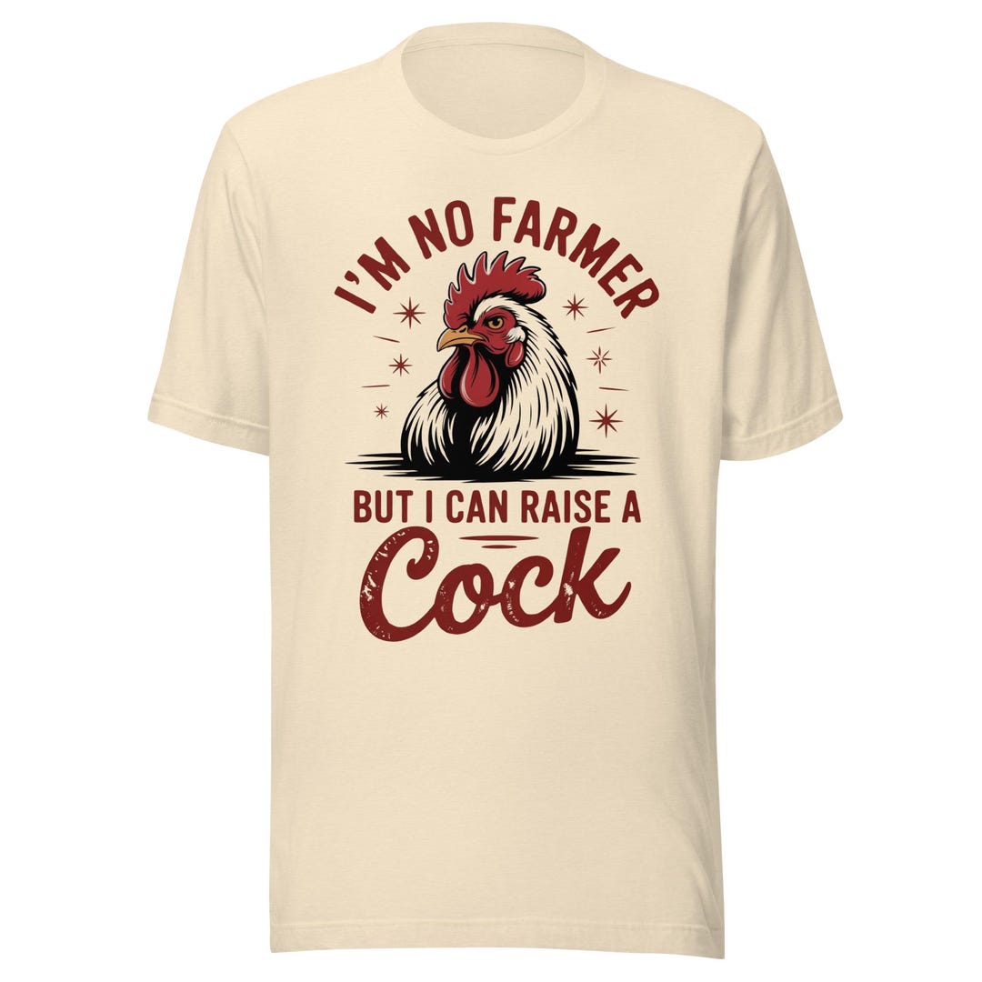 Lustiges T-Shirt mit der Aufschrift „Ich bin kein Bauer, aber ich kann ...