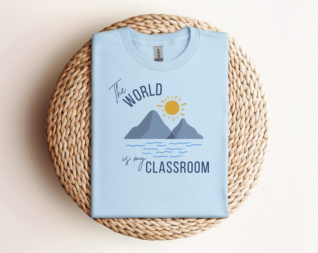 The World is My Classroom Kids T-shirt , Homeschool Shirt, Gift for ...