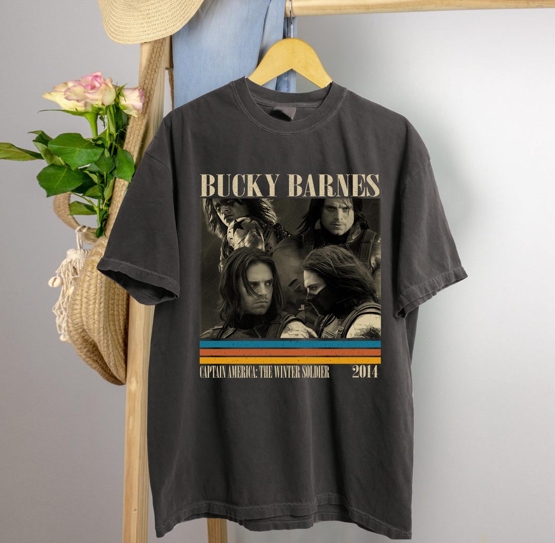 Bucky Barnes Sebastian Stan Shirt, Comfort Colors Tee, Bucky Barnes ...