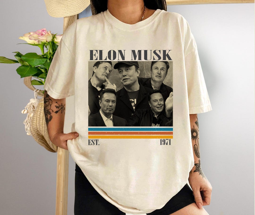 Retro Elon Musk Shirt, Comfort Colors Tee, Elon Musk Retro Shirt, Elon ...