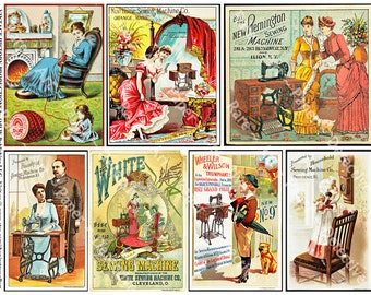 Sewing machine ads | Etsy