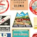 Luggage Label Stickers, Baggage Labels, Cut and Peel Sheet, Travel ...