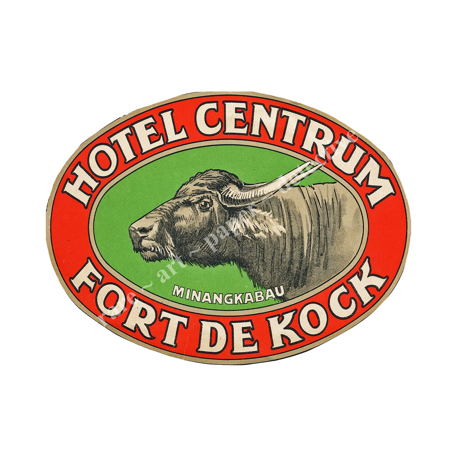 Luggage Stickers Steamer Trunk Labels 6 Big & Colorful - Etsy