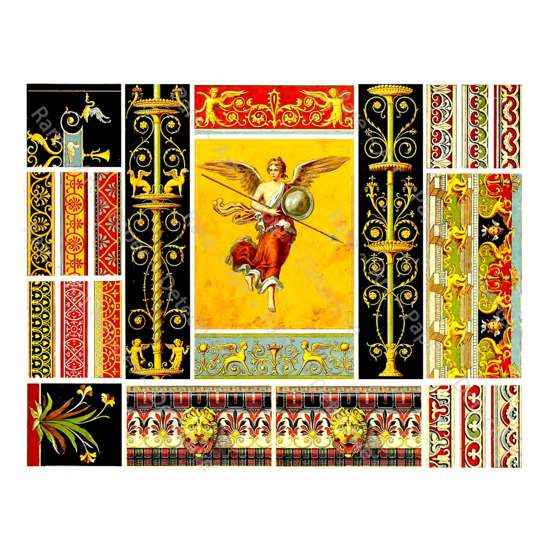 Roman Graphics & Designs, Sticker Sheet, Junk Journal and Clip Art ...