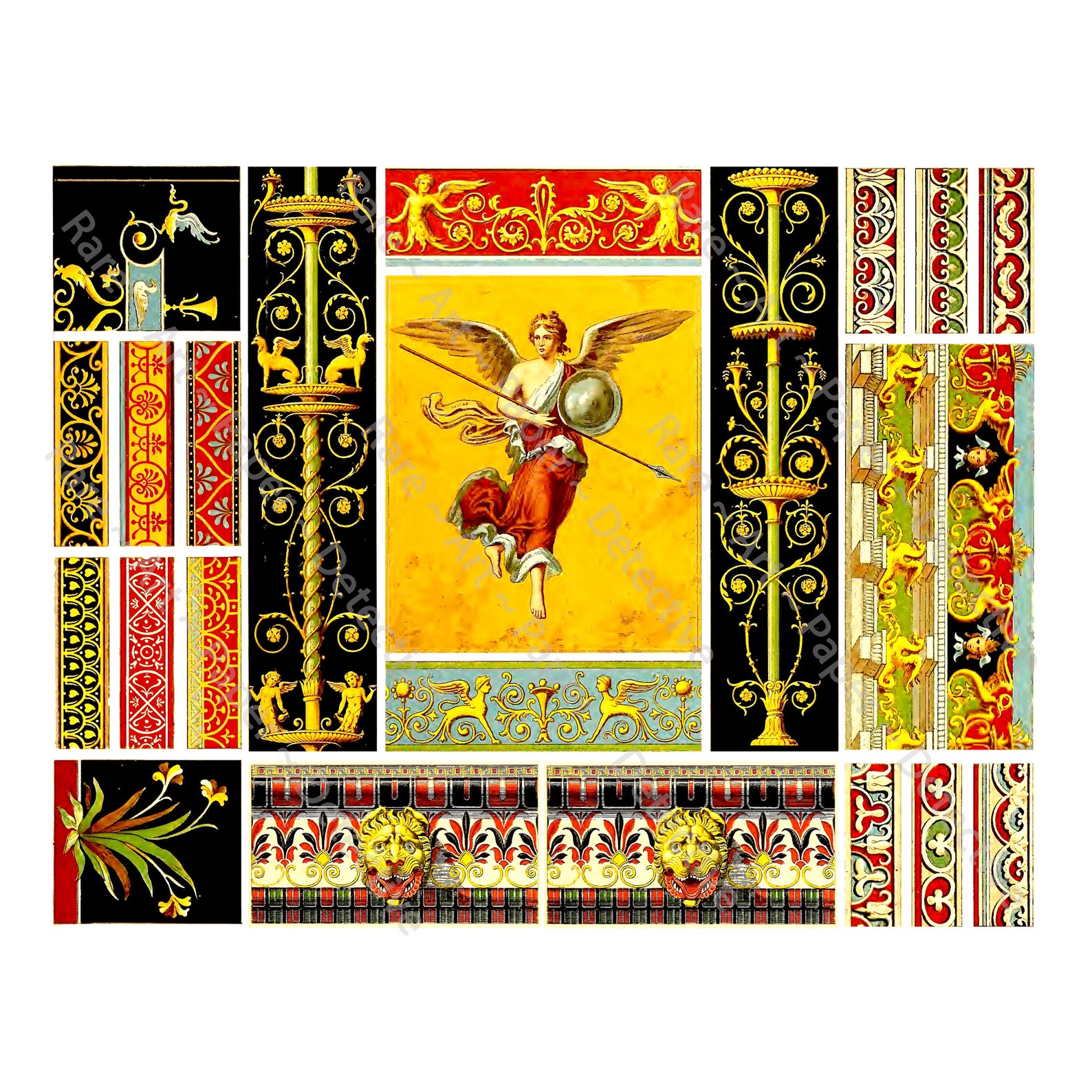 Roman Graphics & Designs, Sticker Sheet, Junk Journal and Clip Art ...