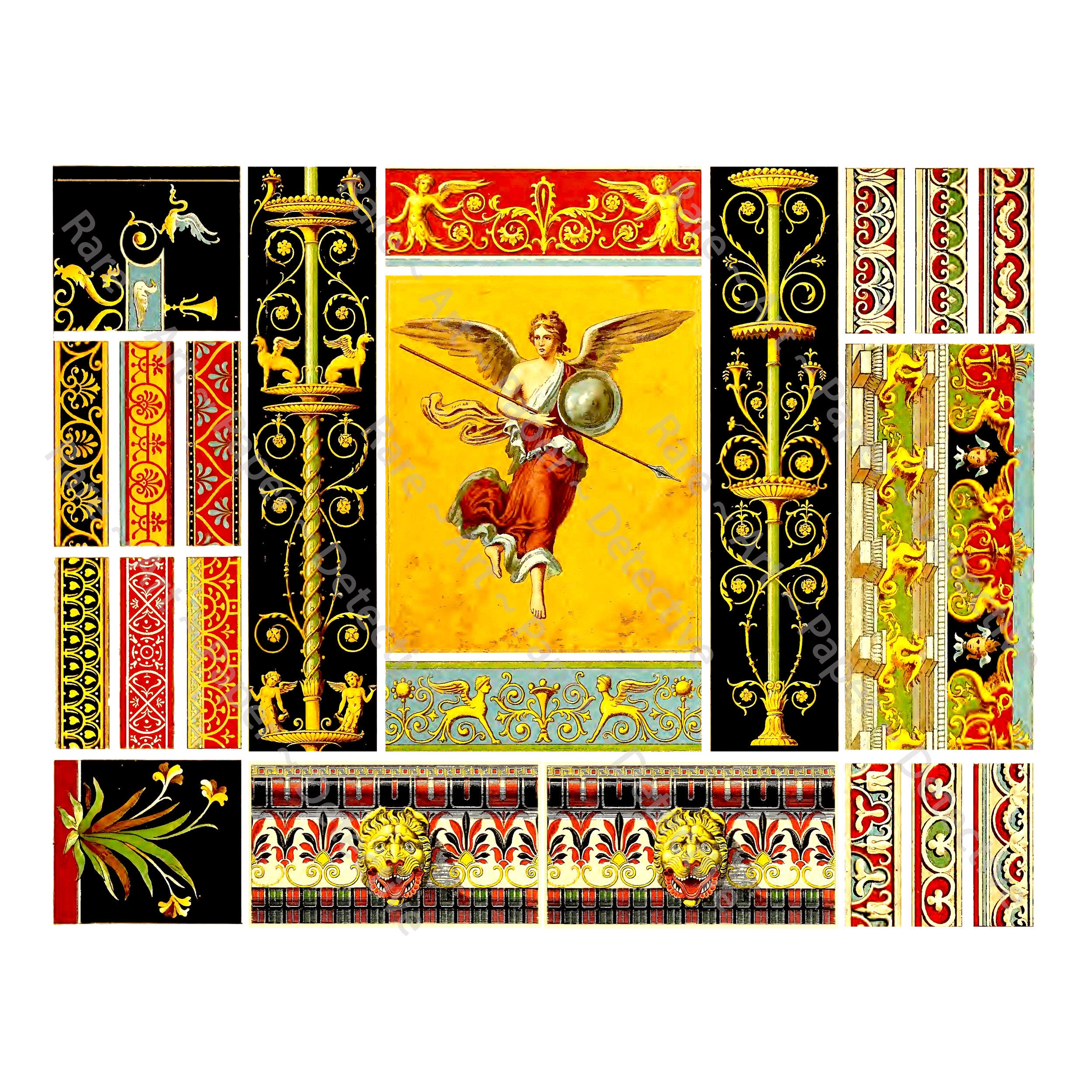 Roman Graphics & Designs, Sticker Sheet, Junk Journal and Clip Art ...