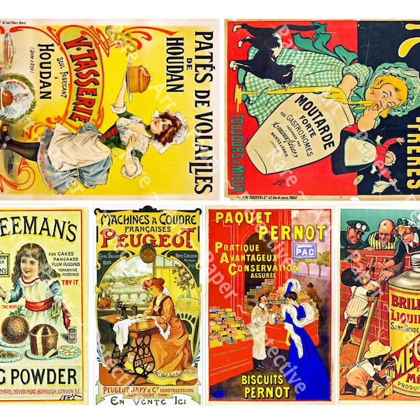Vintage French Ads - Etsy