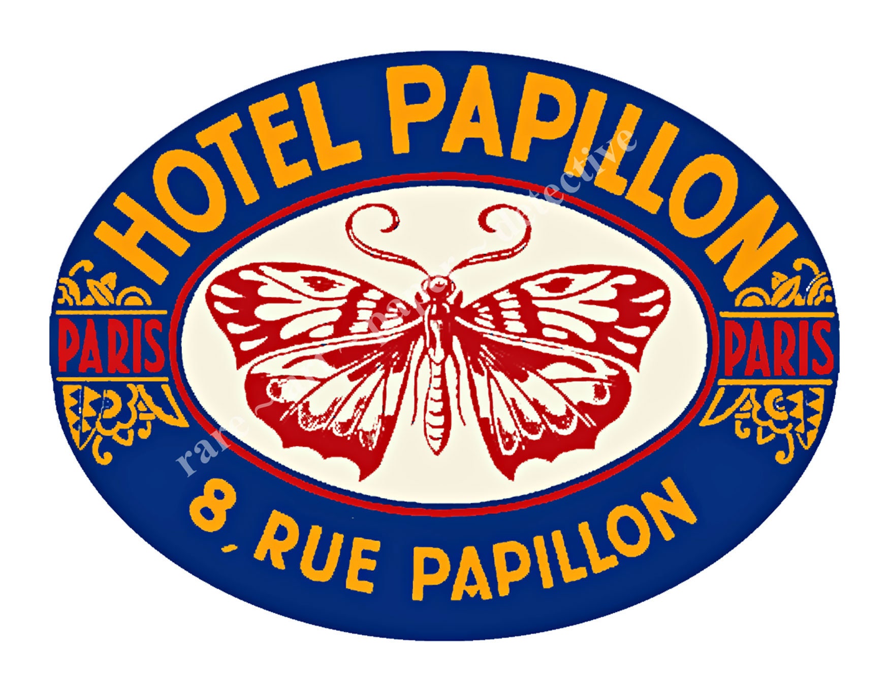 Luggage Stickers Steamer Trunk Labels 6 big & colorful | Etsy