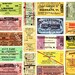 Railroad Ticket Stub Stickers, Train Ticket, Railway Travel Tags ...