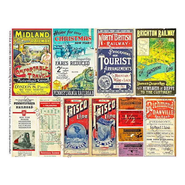 Railroad Tickets - Etsy