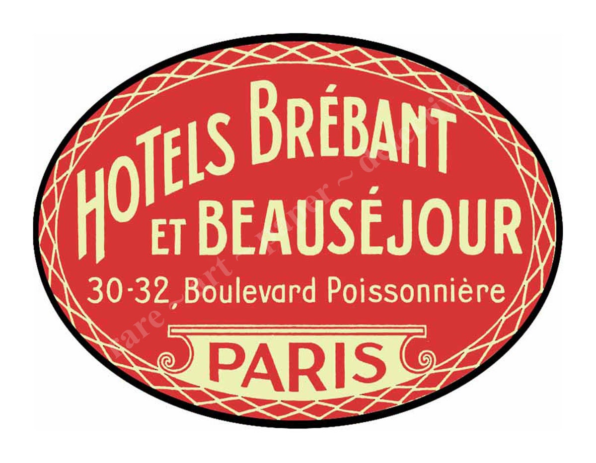 Hotel Sticker Gift Set 10 Travel Luggage Label Stickers | Etsy