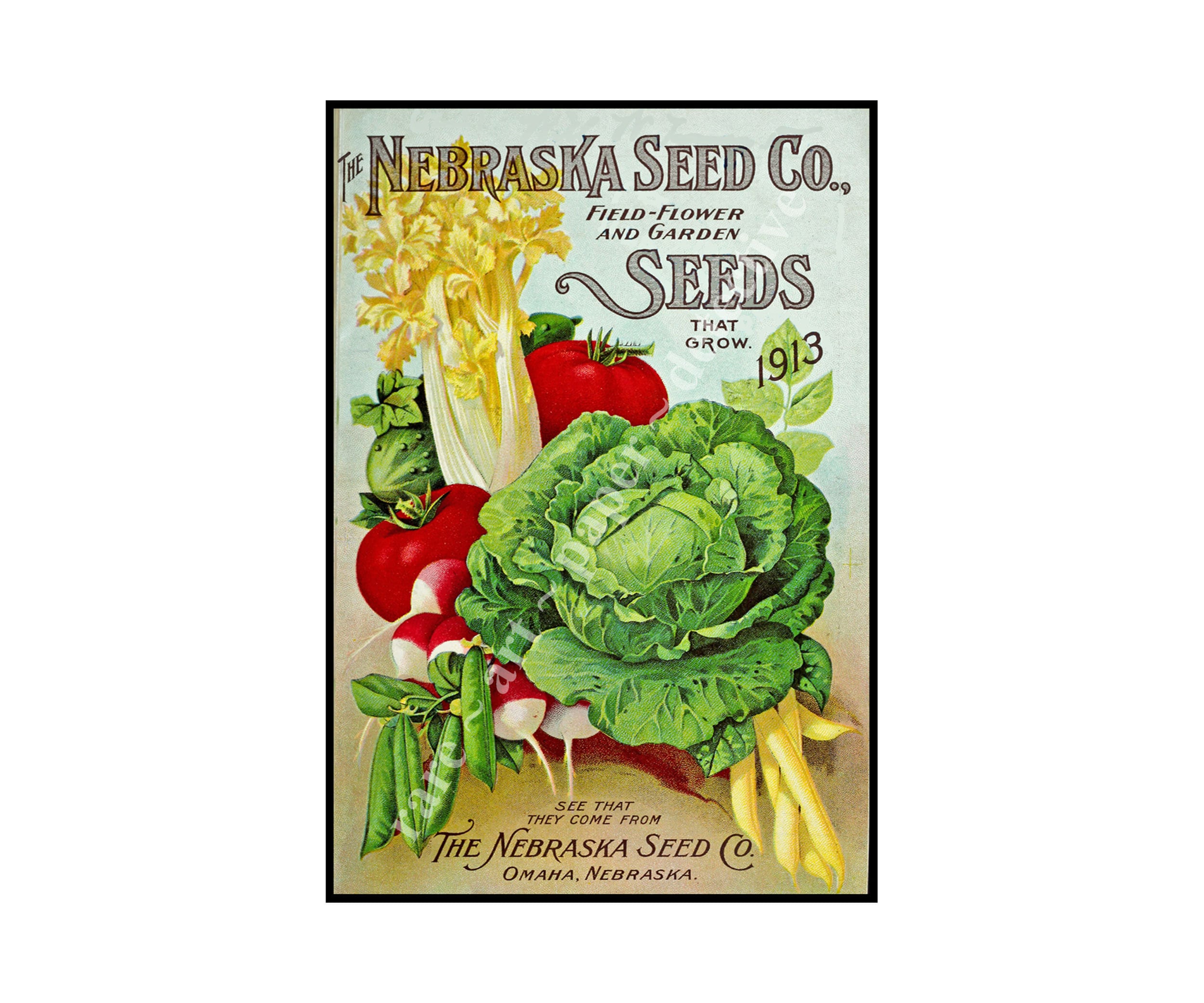 Garden Journal Stickers 6 Old Fashioned Colorful 4 X - Etsy