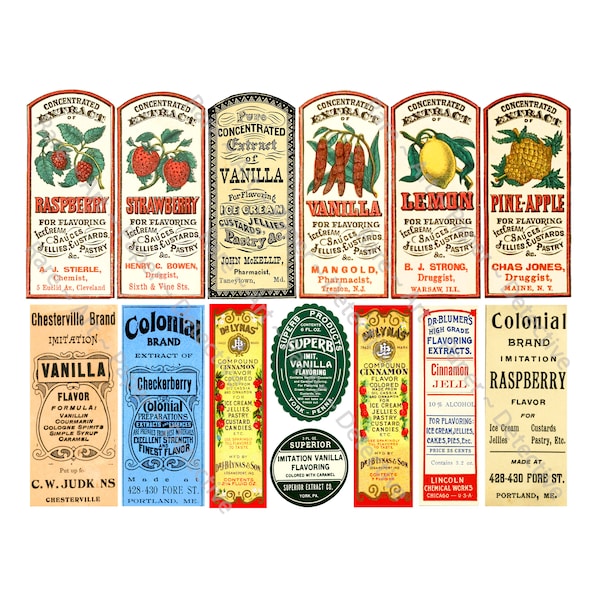 Vintage Spice Tins - Etsy