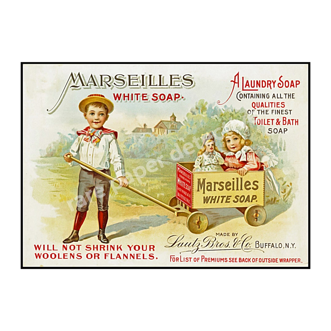 Victorian Era Soap Print 5 X 7 Wall Art Laundry - Etsy