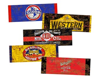 Old Oil Can Signs - Etsy