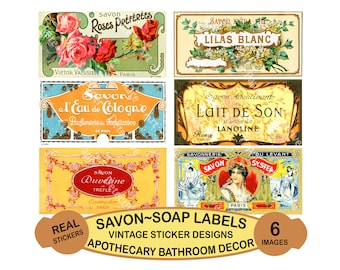 French Soap Label - Etsy