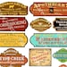 Old West Frontier Town Sign Stickers, Diorama, Model Railroad ...