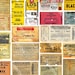 Train Ticket Stubs, Sticker Sheet, Railroad Ticket, Transportation Tags ...