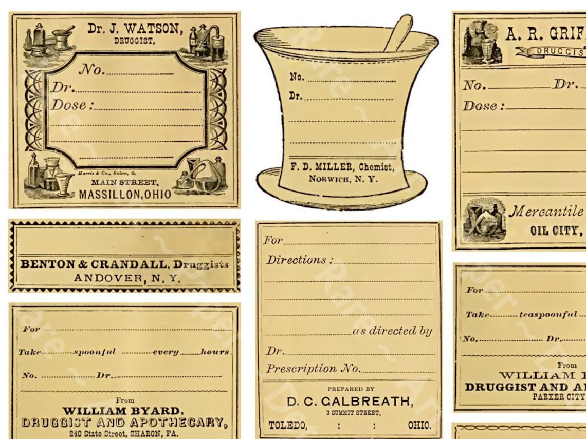 16 Blank Potion Labels Make Your Own Custom Halloween - Etsy