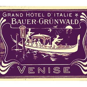 Steamer Trunk Stickers, Luggage Labels, Set of 12 Big & Colorful Golden ...