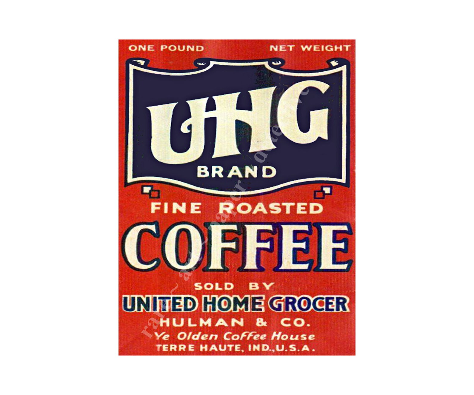 Coffee Can Label Art Stickers Kitchen Gift Set 6 Big - Etsy