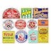 Motor Oil Labels & Gasoline Decals, Huge 48 Pcs Set on 4 STICKER SHEETS ...