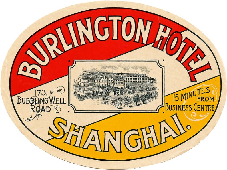 Luggage Stickers Steamer Trunk Labels 6 Big & Colorful - Etsy