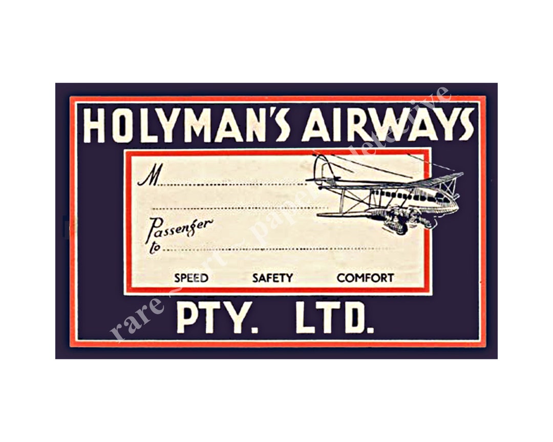 Airline Travel Label Sticker for Home Decor Accents, Travel Trunks ...