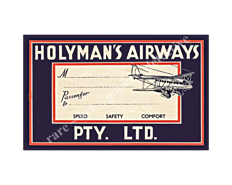 Airline Travel Label Sticker for Home Decor Accents Travel - Etsy