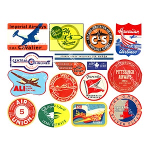 Airplane Adventure Stickers, Airplane Stickers, Airline Clip Art ...