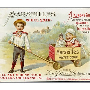 Victorian Era Soap Print 5 X 7 Wall Art Laundry | Etsy