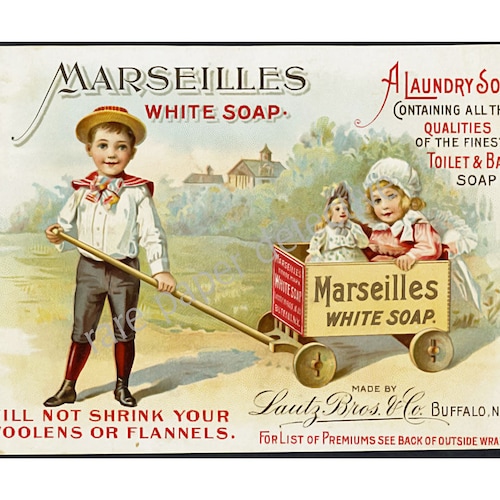 Victorian Era Soap Print 5 X 7 Wall Art Laundry | Etsy
