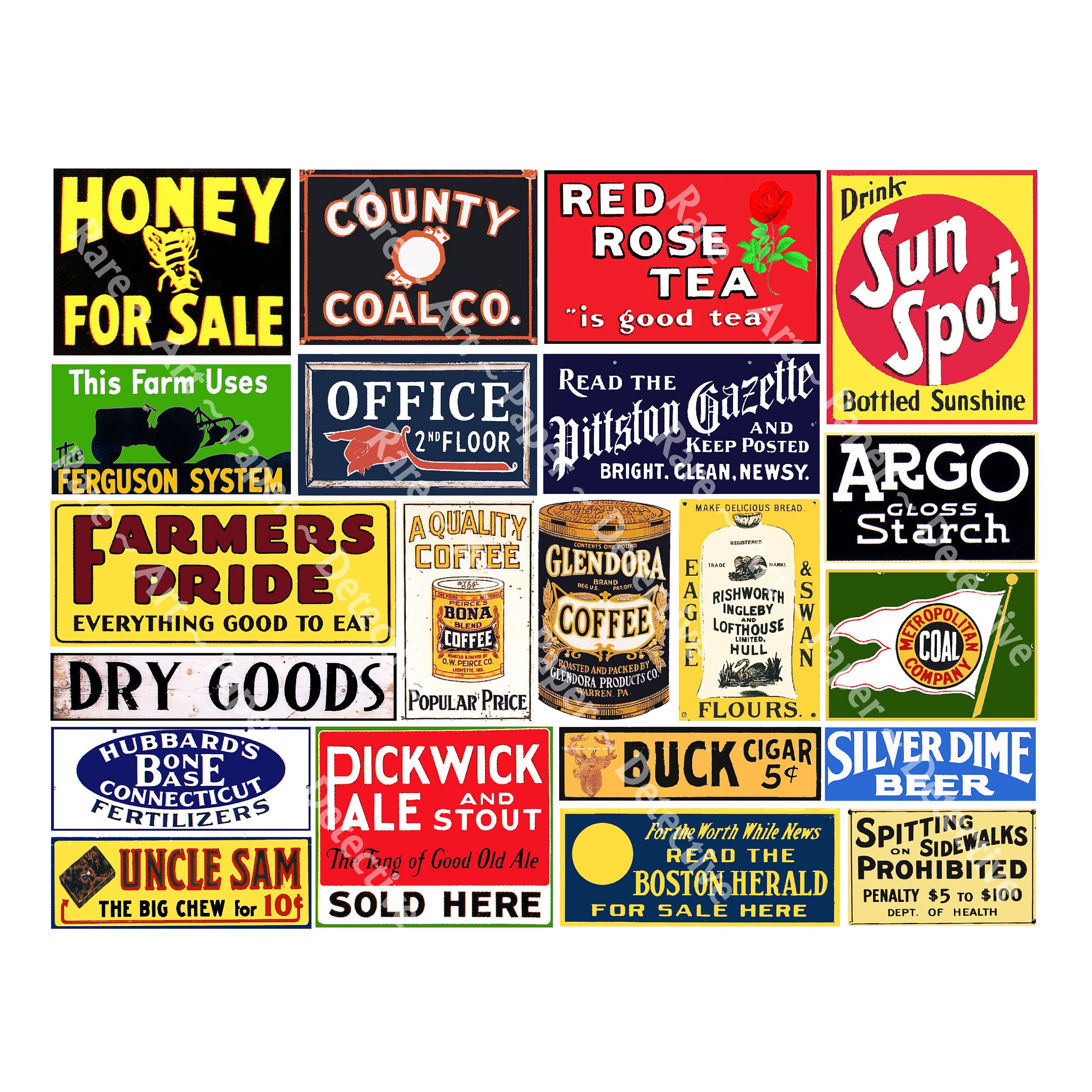 Vintage Billboard Signs