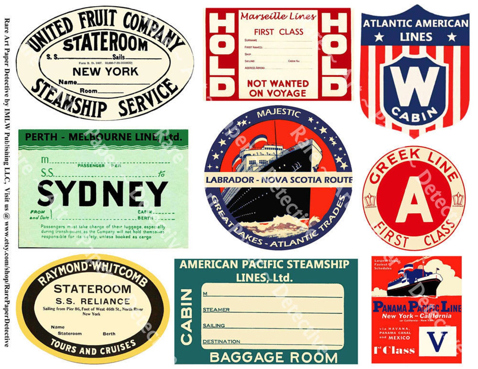 Travel Sticker Tags Hotel Luggage Labels Sticker Sheet | Etsy