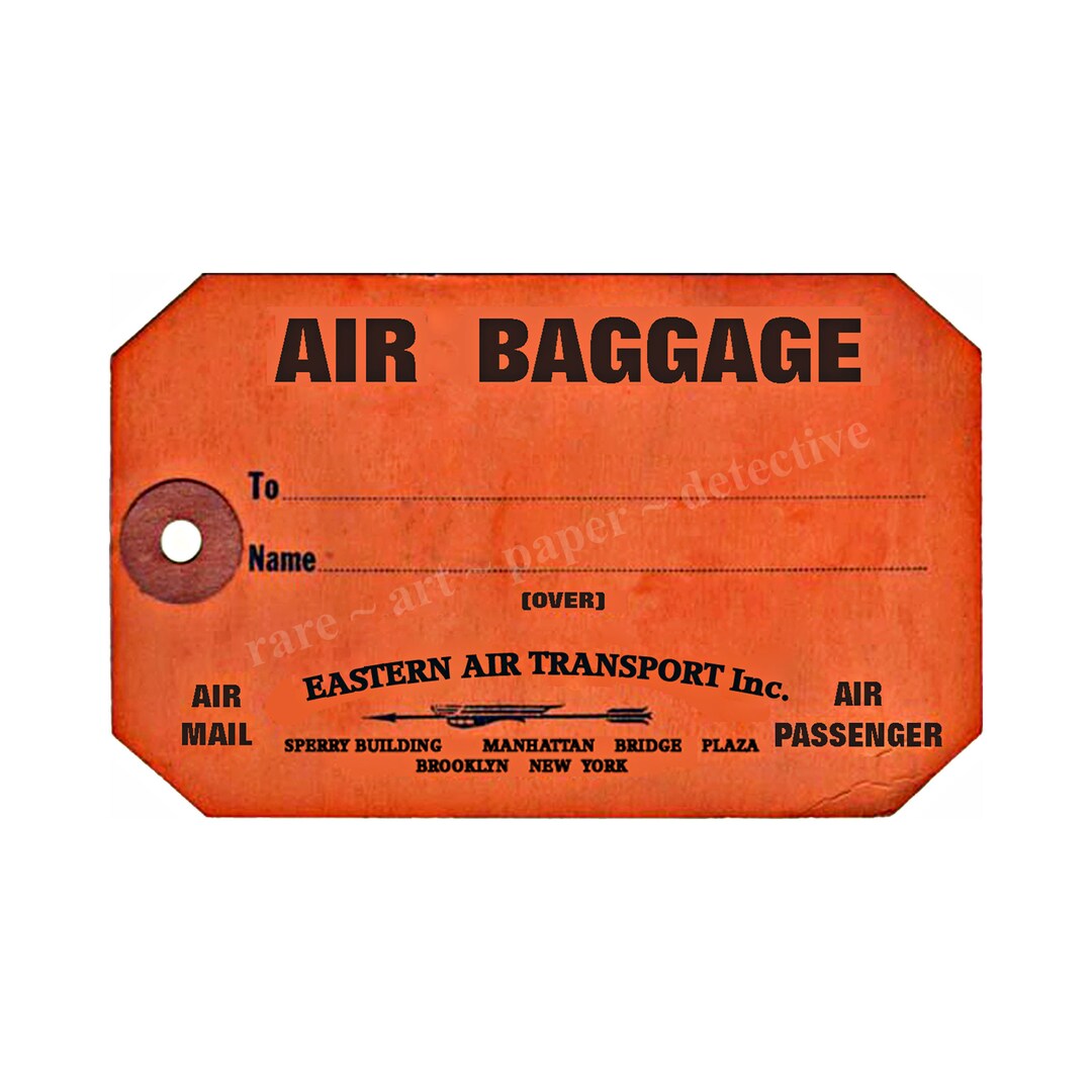 Airline Travel Label Sticker for Home Decor Accents, Travel Trunks ...