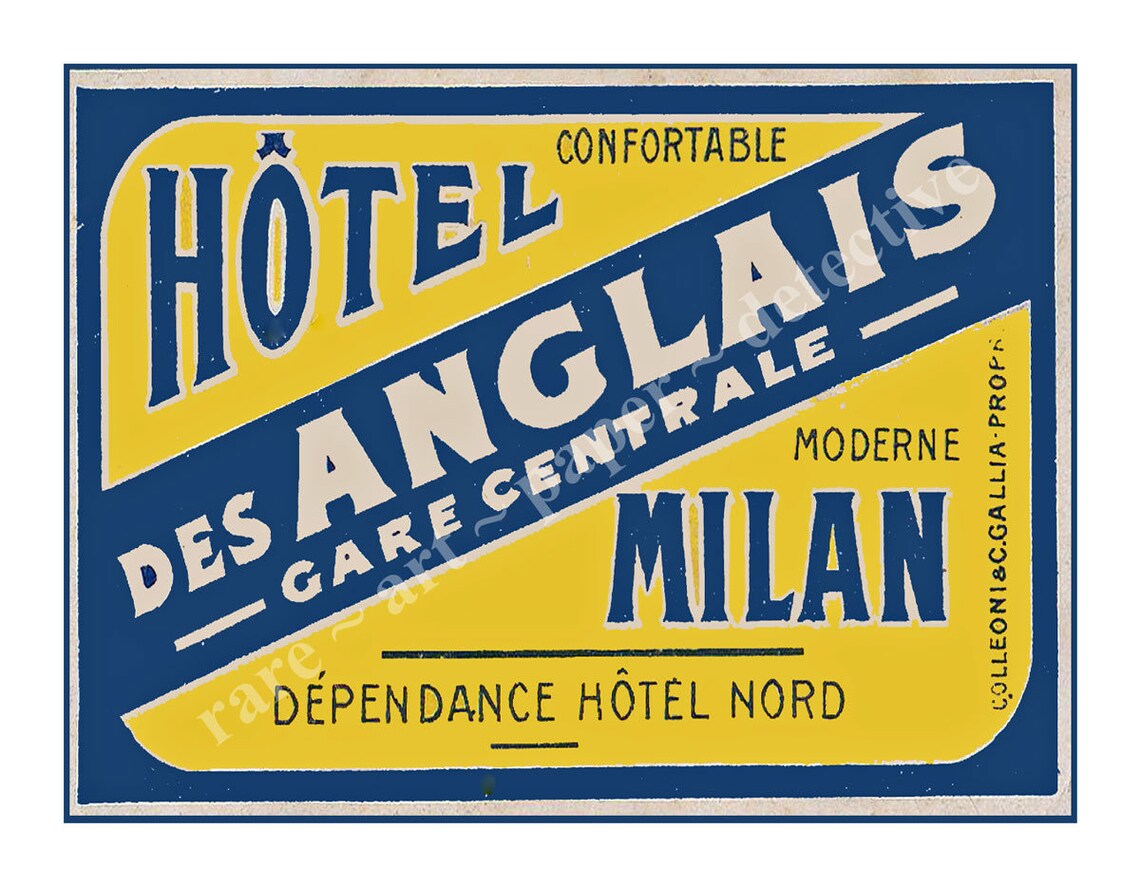 Hotel Sticker Gift Set 10 Travel Luggage Label Stickers | Etsy