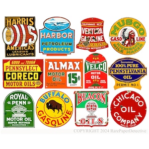 Oil Label Stickers for Tool Boxes Workshops and Gifts for Him Motor Oil ...