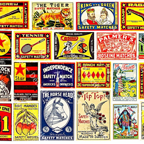 Book Cover Matchbox - Etsy